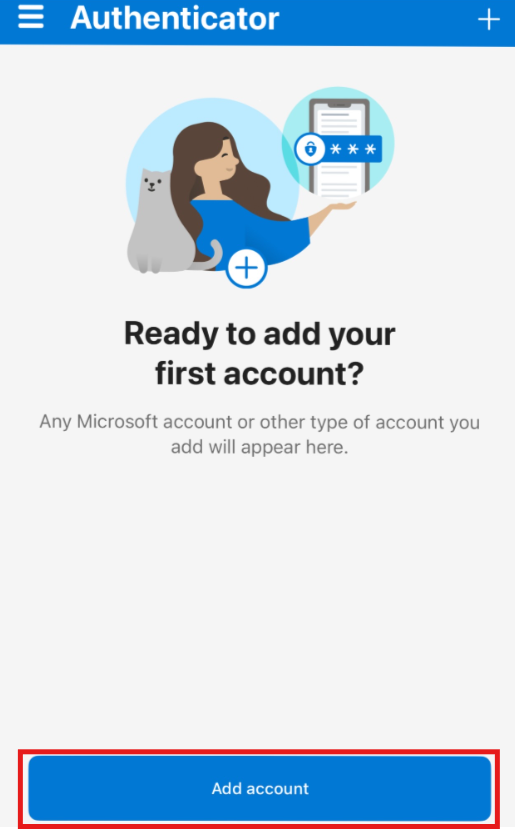 How do I set up MFA using the Microsoft Authenticator app?